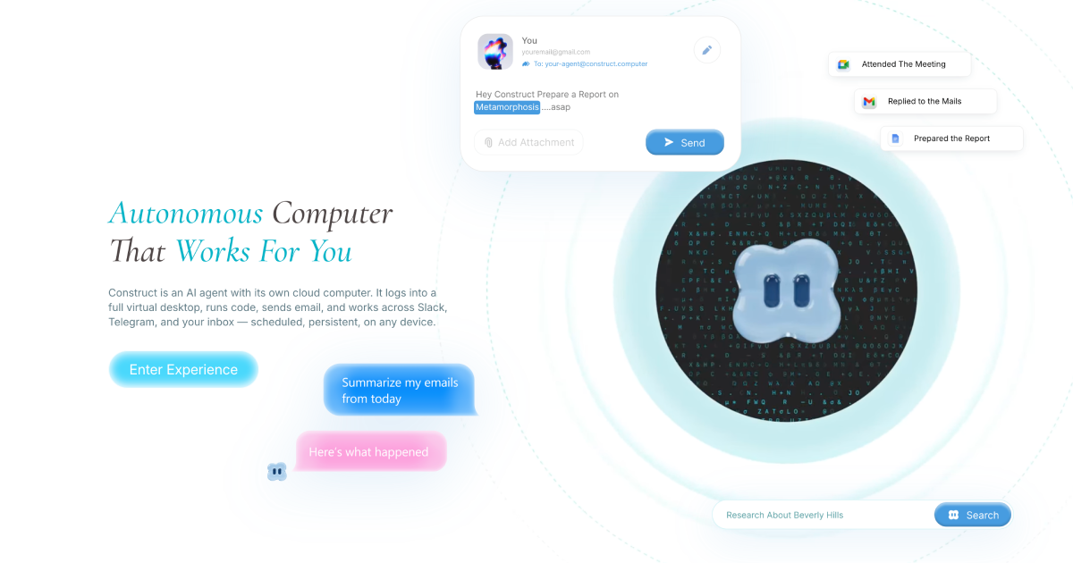 Construct Computer - the AI employee with their own computer